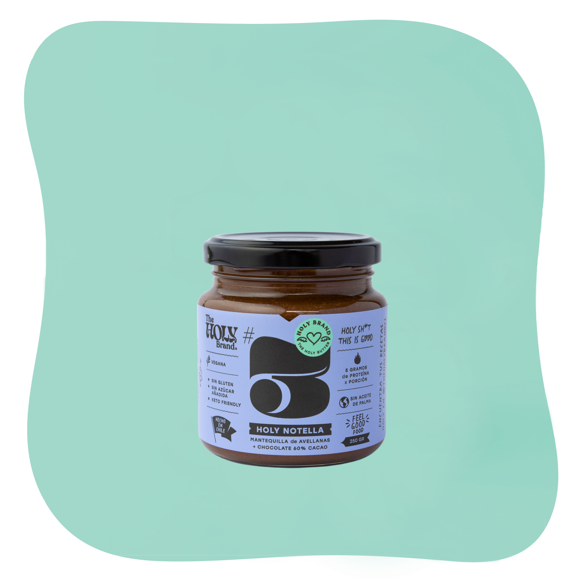 Holy Notella — avellana con chocolate 60 % sin azúcar añadida – The ...