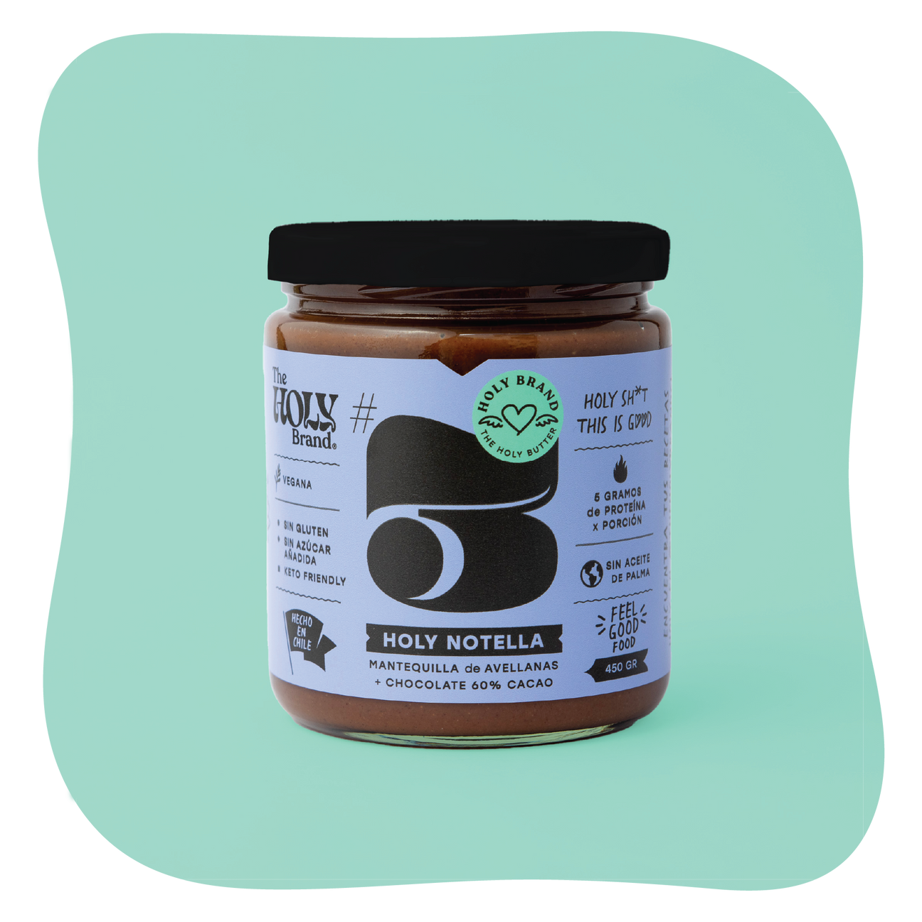 Holy Notella — avellana con chocolate 60 % sin azúcar añadida – The ...